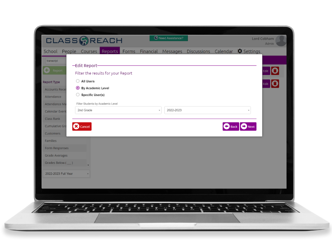 Create Academic Transcripts with ClassReach | Printable